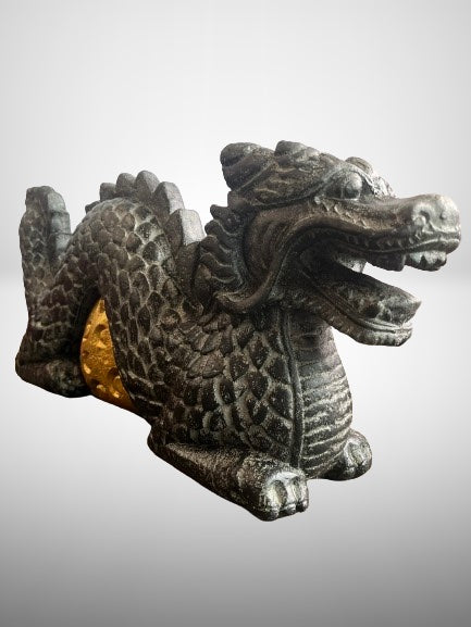 Stone Dragon Statue 24" – Routes Gallery